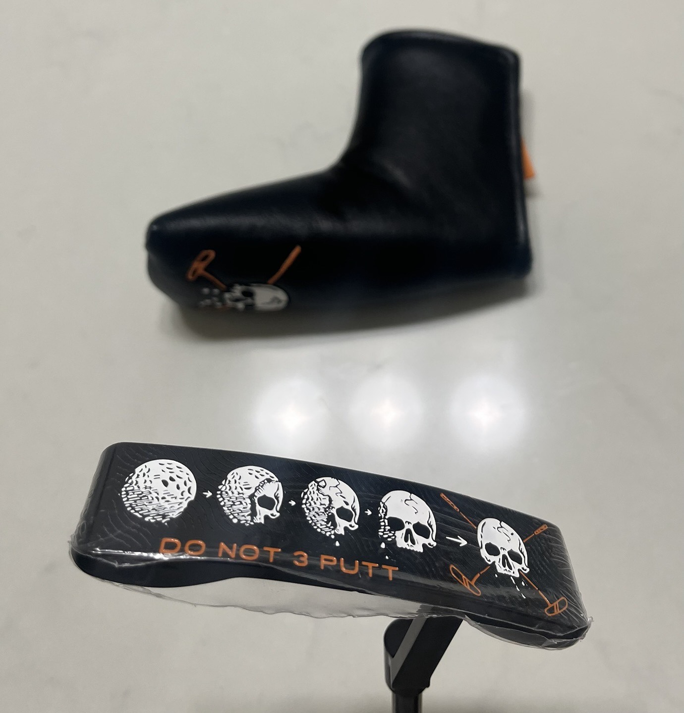 Shank It Golf Skull Putter RH Brand New “Do Not 3 Putt”