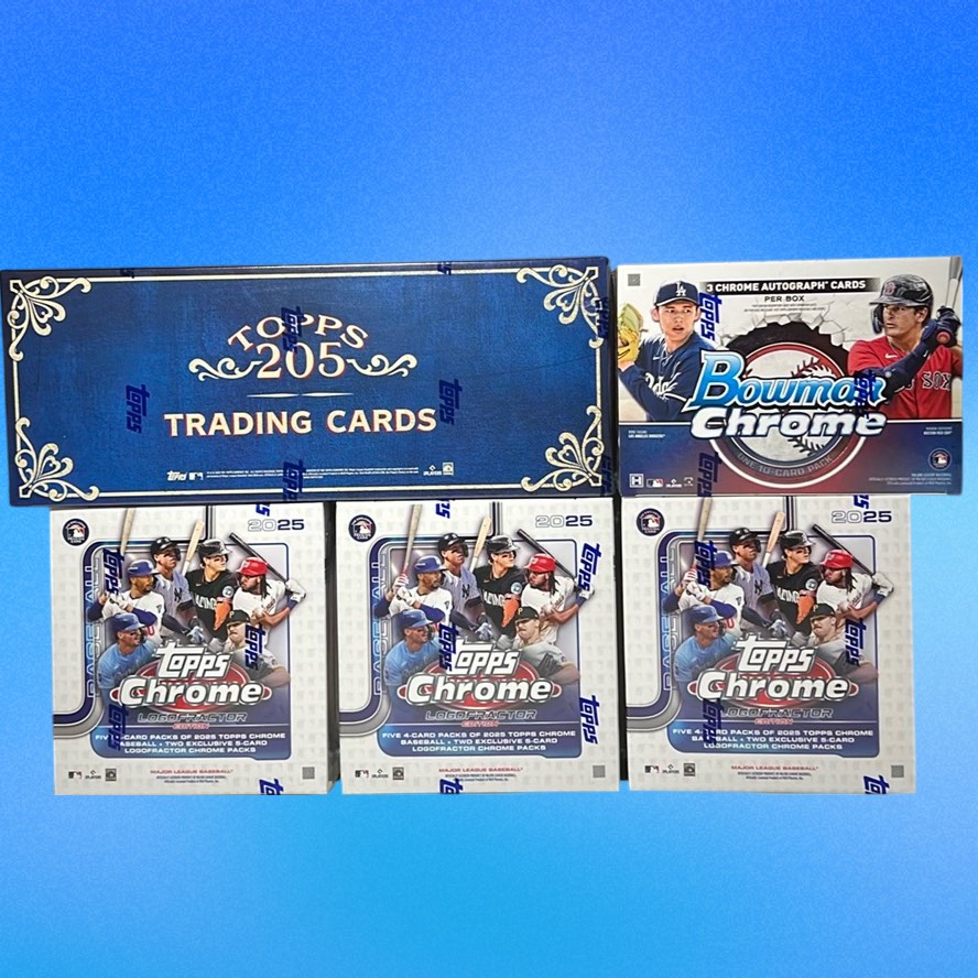 2025 Topps Baseball T205, Logofractor, Bowman Chrome Delight 5 Box ...