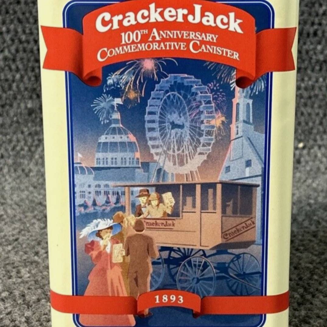 Vintage Cracker Jack 100th anniversary Commemorative Collectors Tin ...