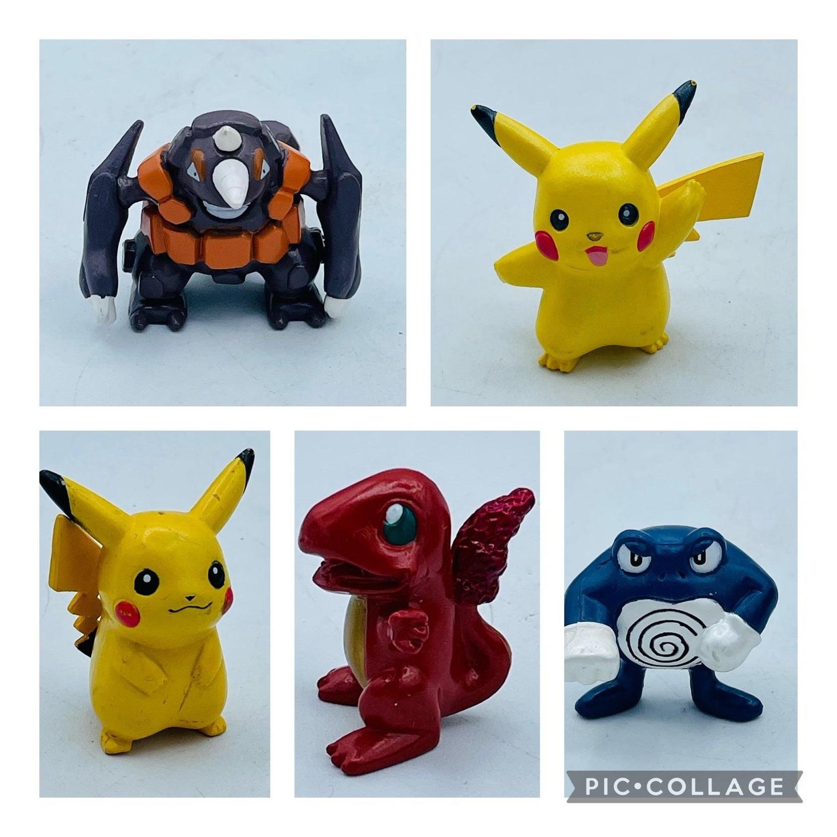 Pokemon PVC Mini Toy Figures: Pikachu Poliwrath Charmander Rhyperior ...
