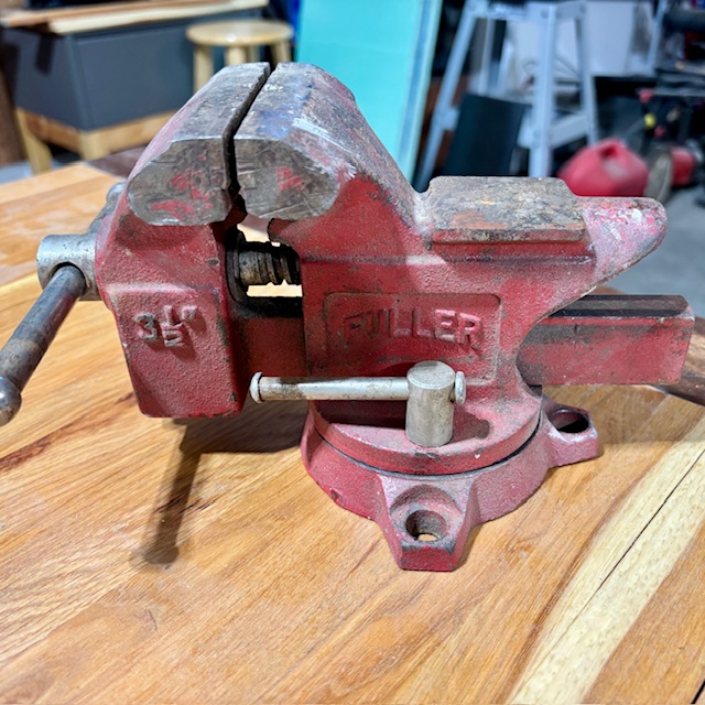 Fuller 3.5" Bench Vise, Made in Japan