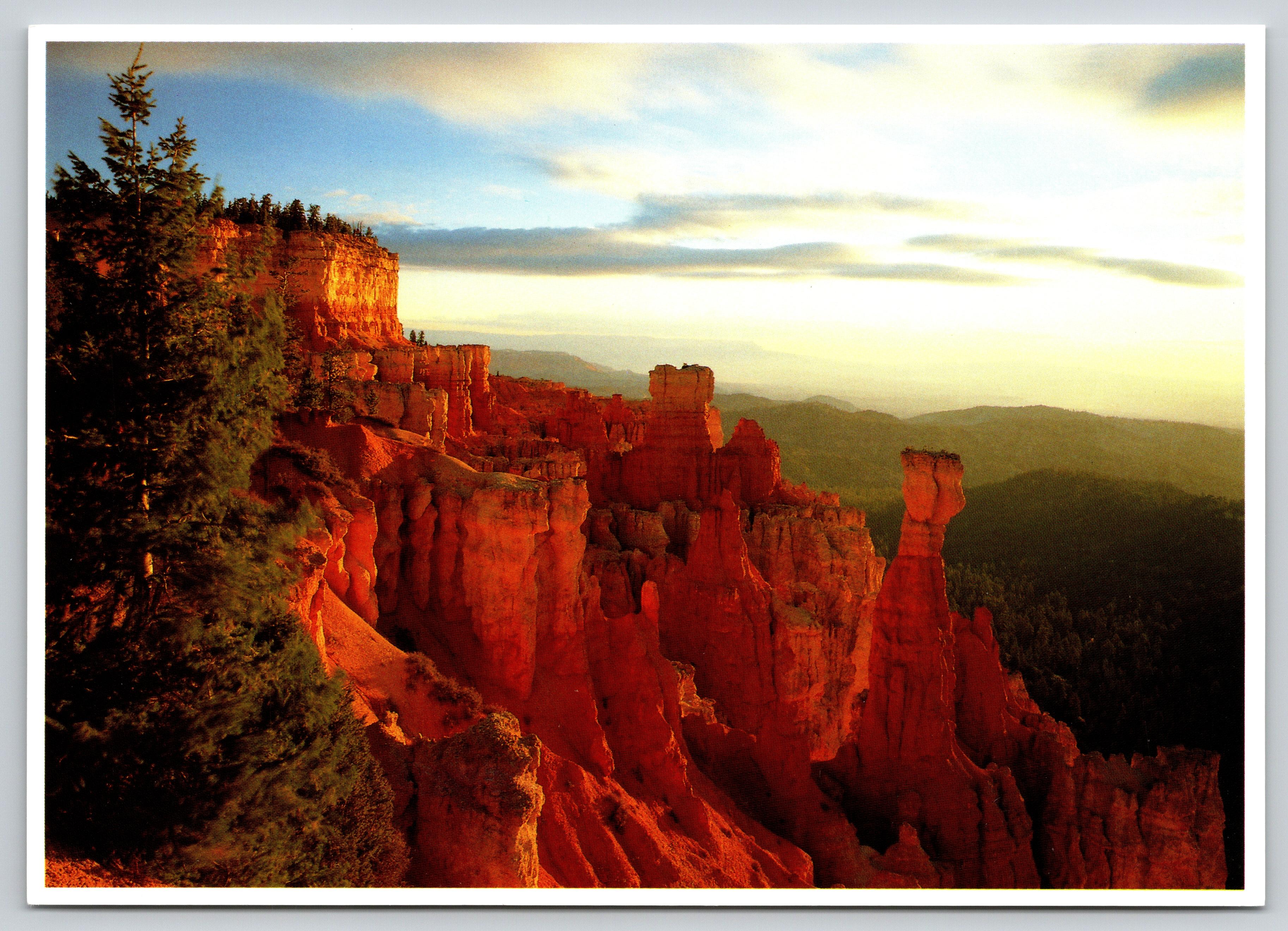 Postcard Agua Canyon Bryce Canyon National Park Utah Geologic Landscape ...