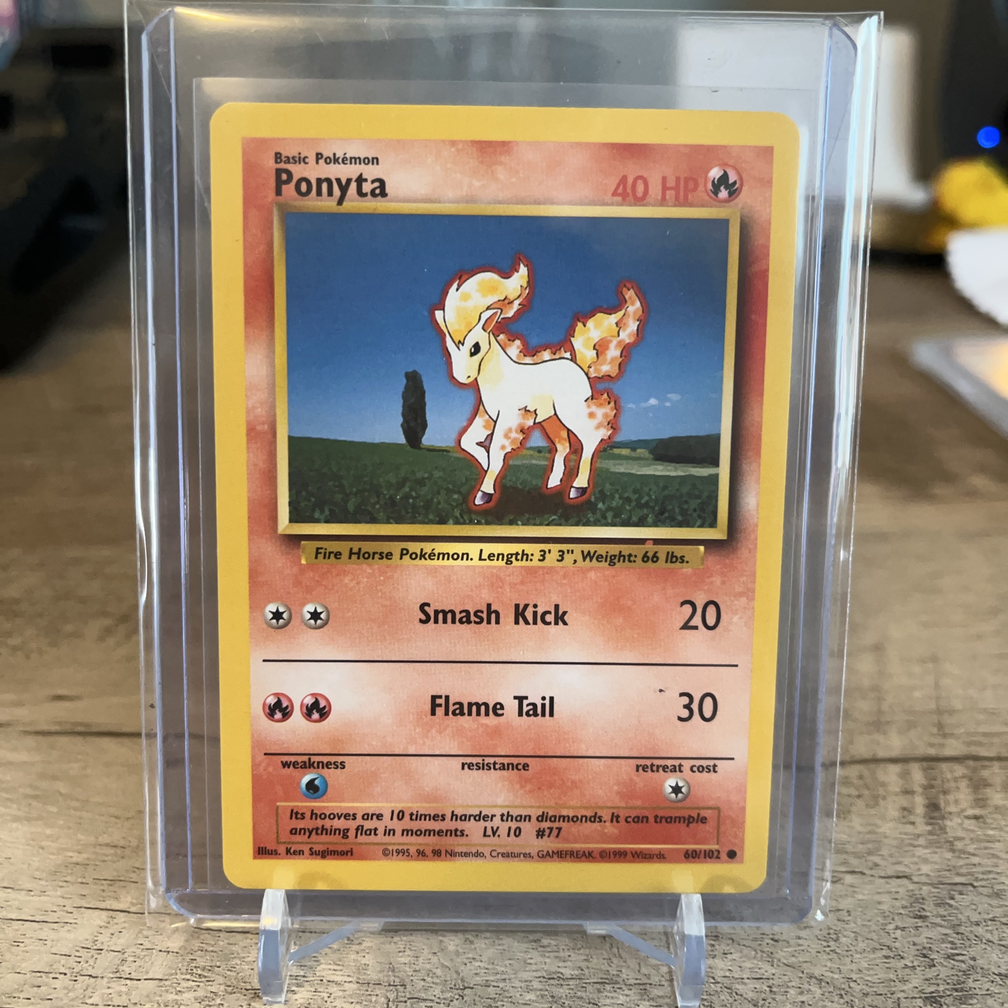 Pokémon Ponyta 1999 Base Set #60/102