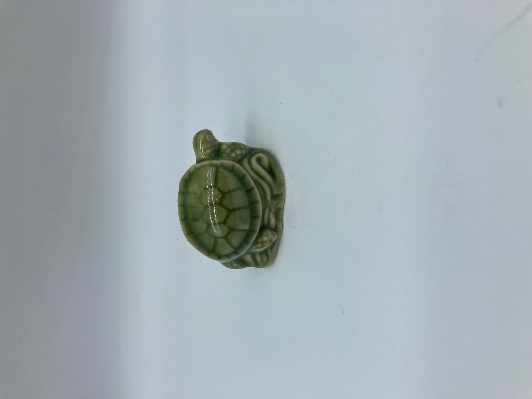Vintage Wade Whimsy Green Sea Turtle England