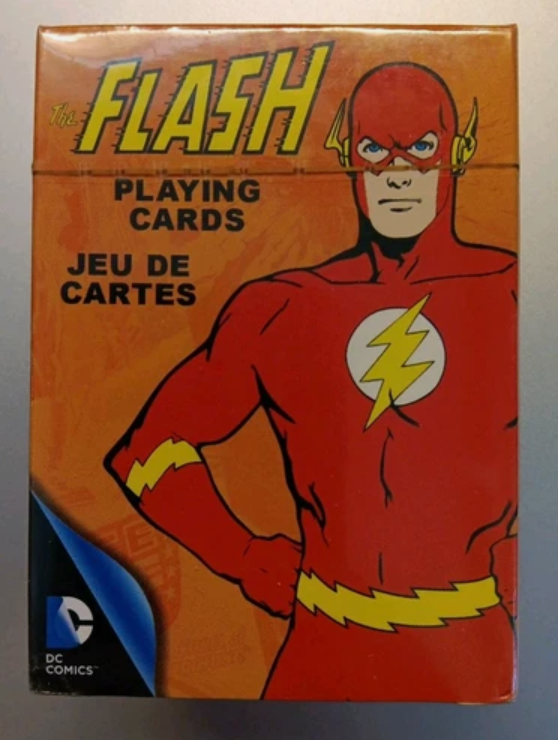 DC Comics Retro Flash Playing Cards by Aquarius - Unique Image for Each ...