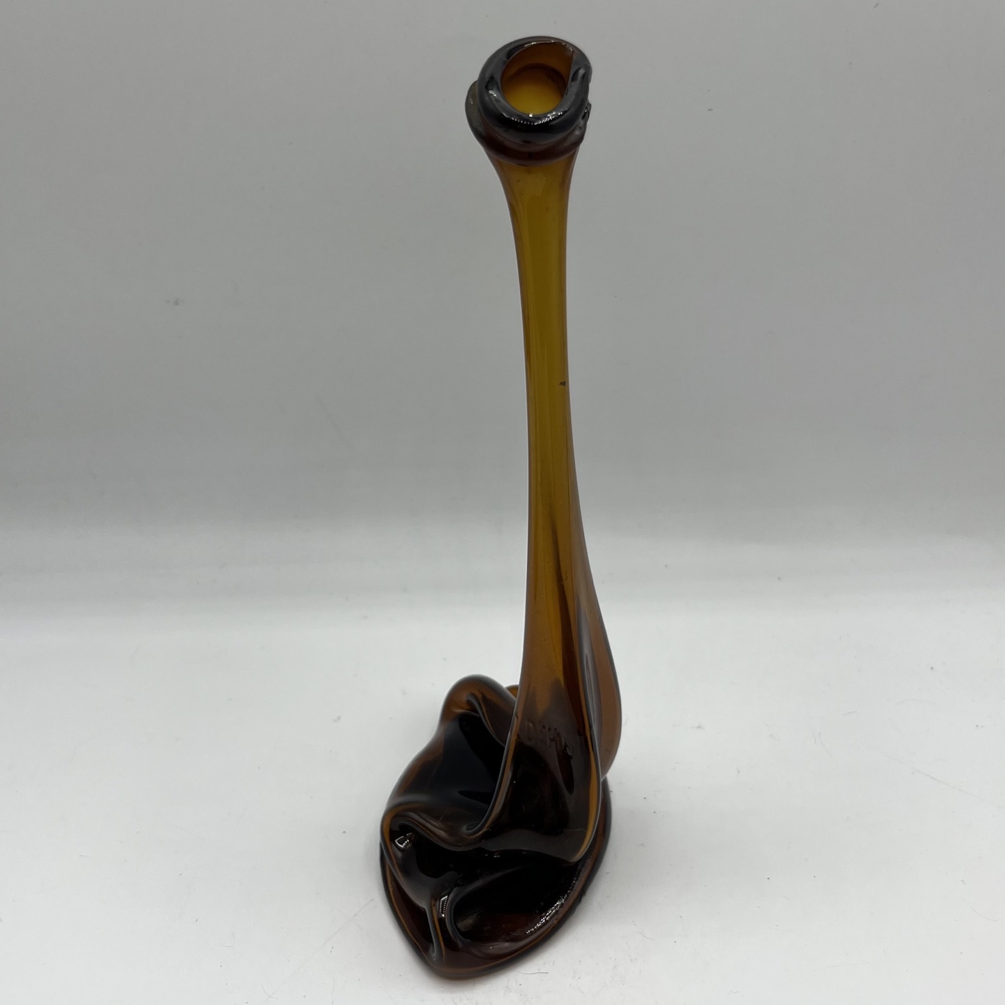 Funky Weird Melted Bottle Art Piece