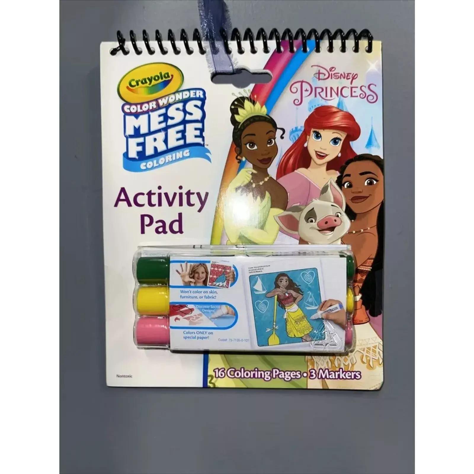 Crayola Color Wonder Disney Princess Coloring & Activity Pad, Mess Free ...
