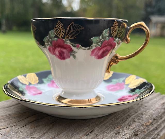 Vintage Norcrest Fine China Rose Teacup