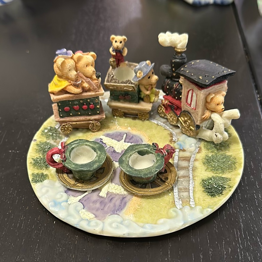 Bear Train Miniature Tea Set