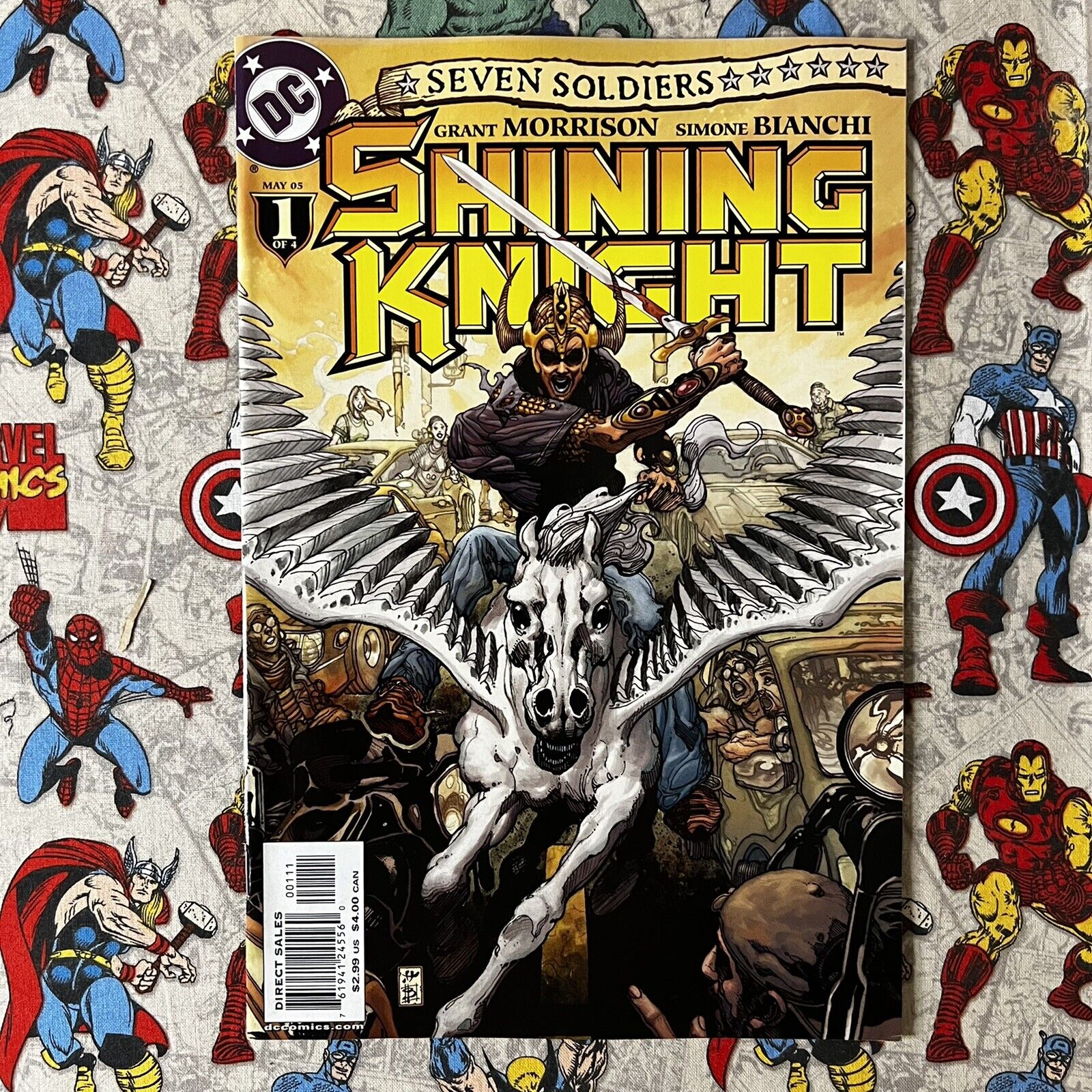 Seven Soldiers: Shining Knight #1-4 Complete Series Grant Morrison DC ...