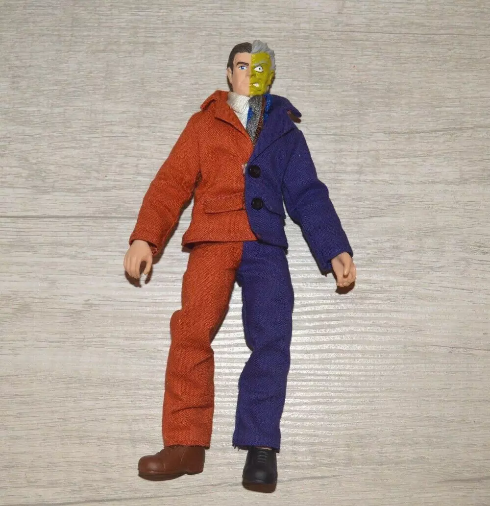 Two Face DC Villian Mattel Super Heroes 8" figure 2009 Retro Heroes