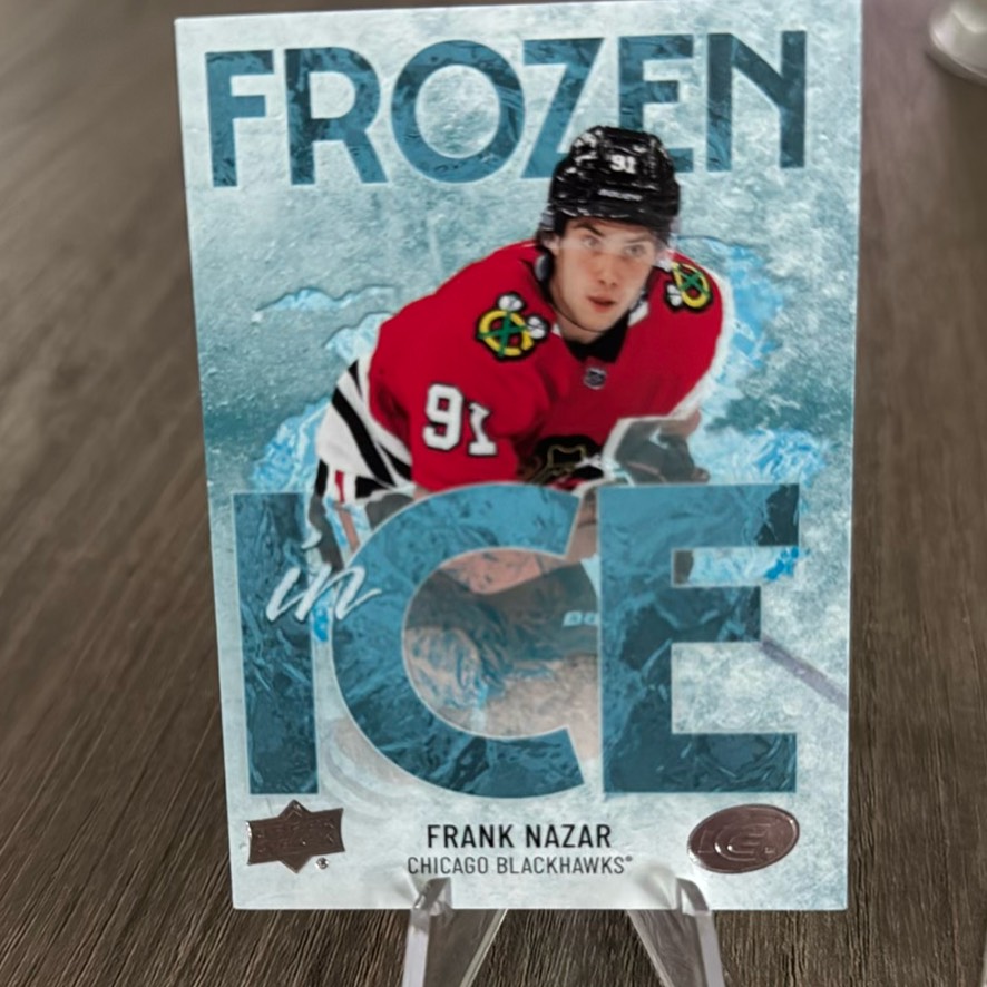 Frank Nazar 2024-25 UD Ice Frozen In Ice - Sam Colangelo Mini