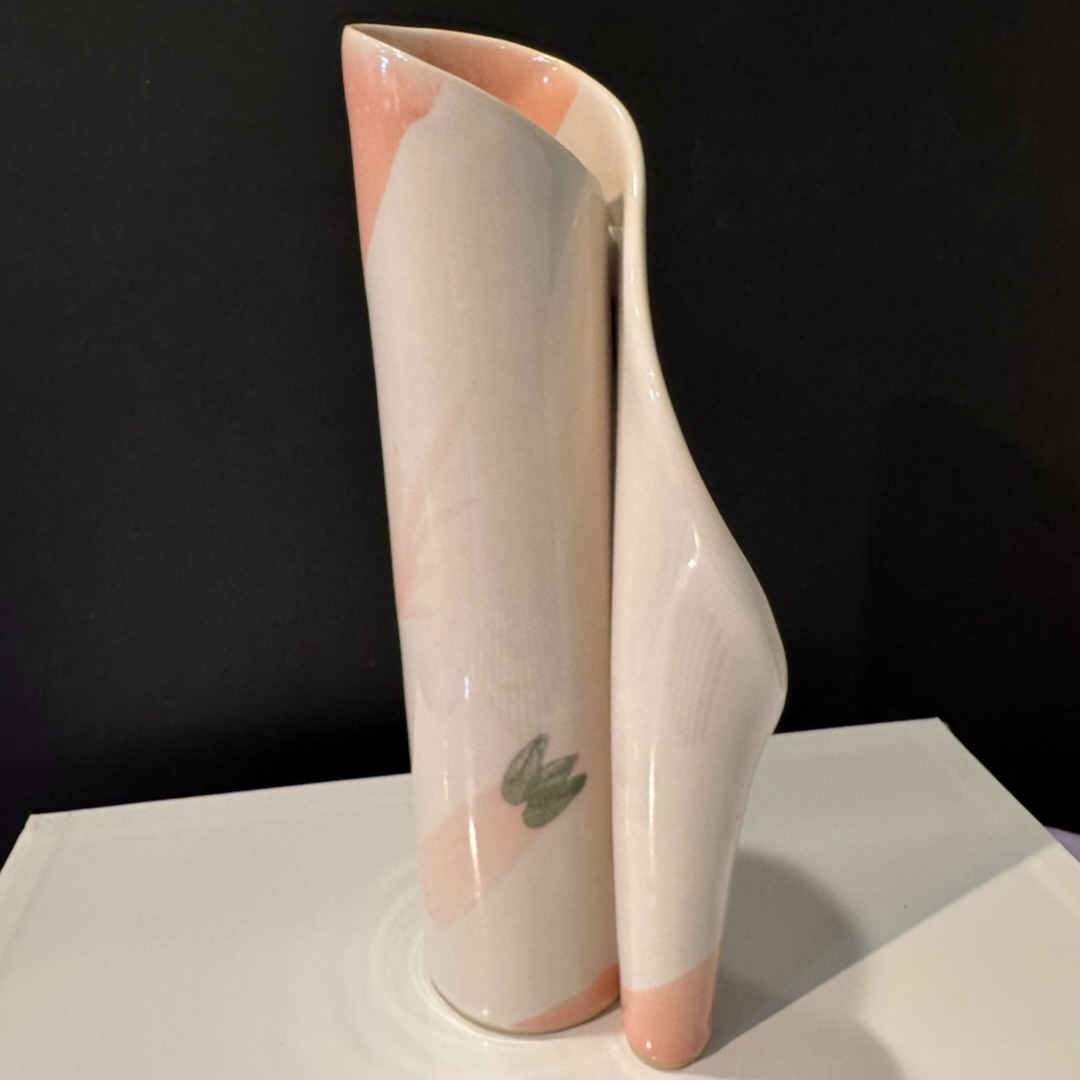 Vintage Hilborn Rolled Pottery Vase
