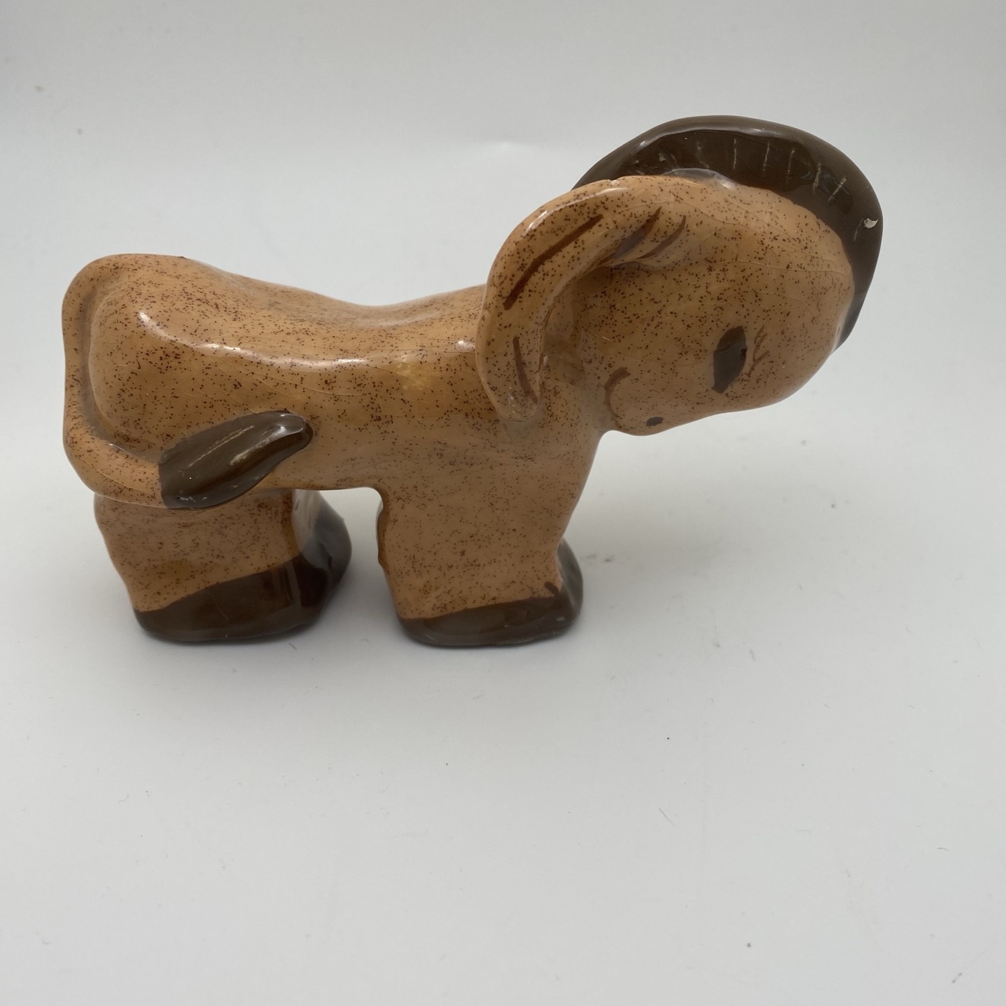 Solid Ceramic Glazed Donkey