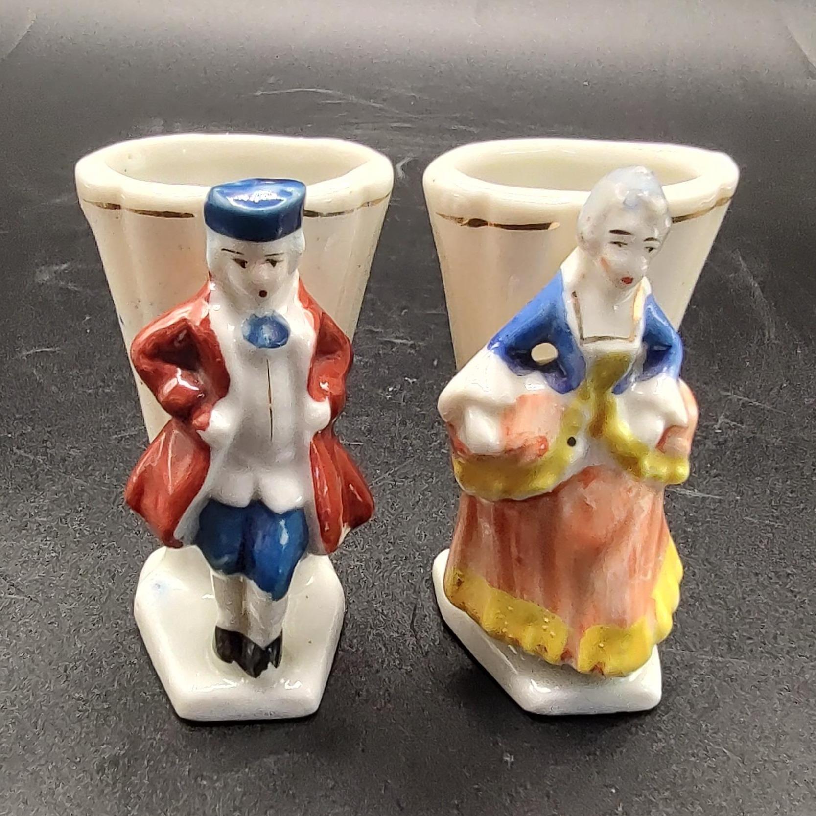 Vtg Set Occupied Japan Miniature Vases