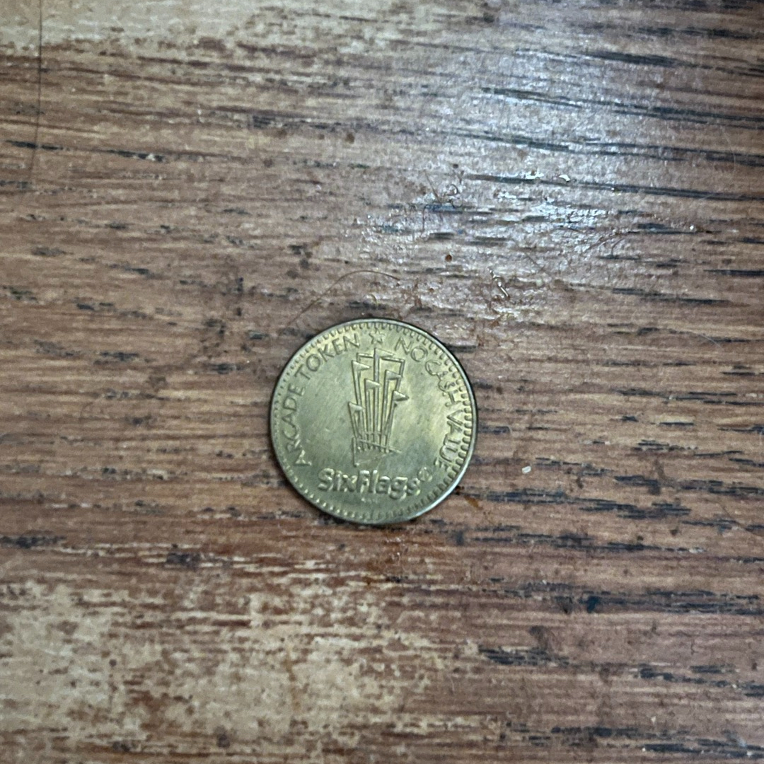 Six Flags Arcade Token From The 90s