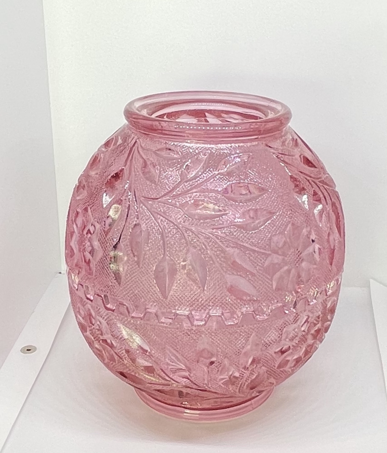 Vintage Fenton Fireball Fairy Lamp