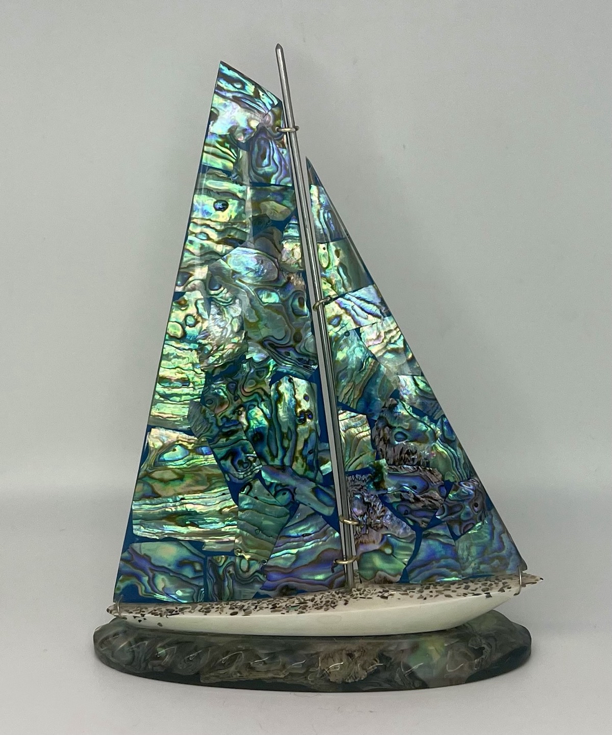 Paua Abalone Shell Sailboat