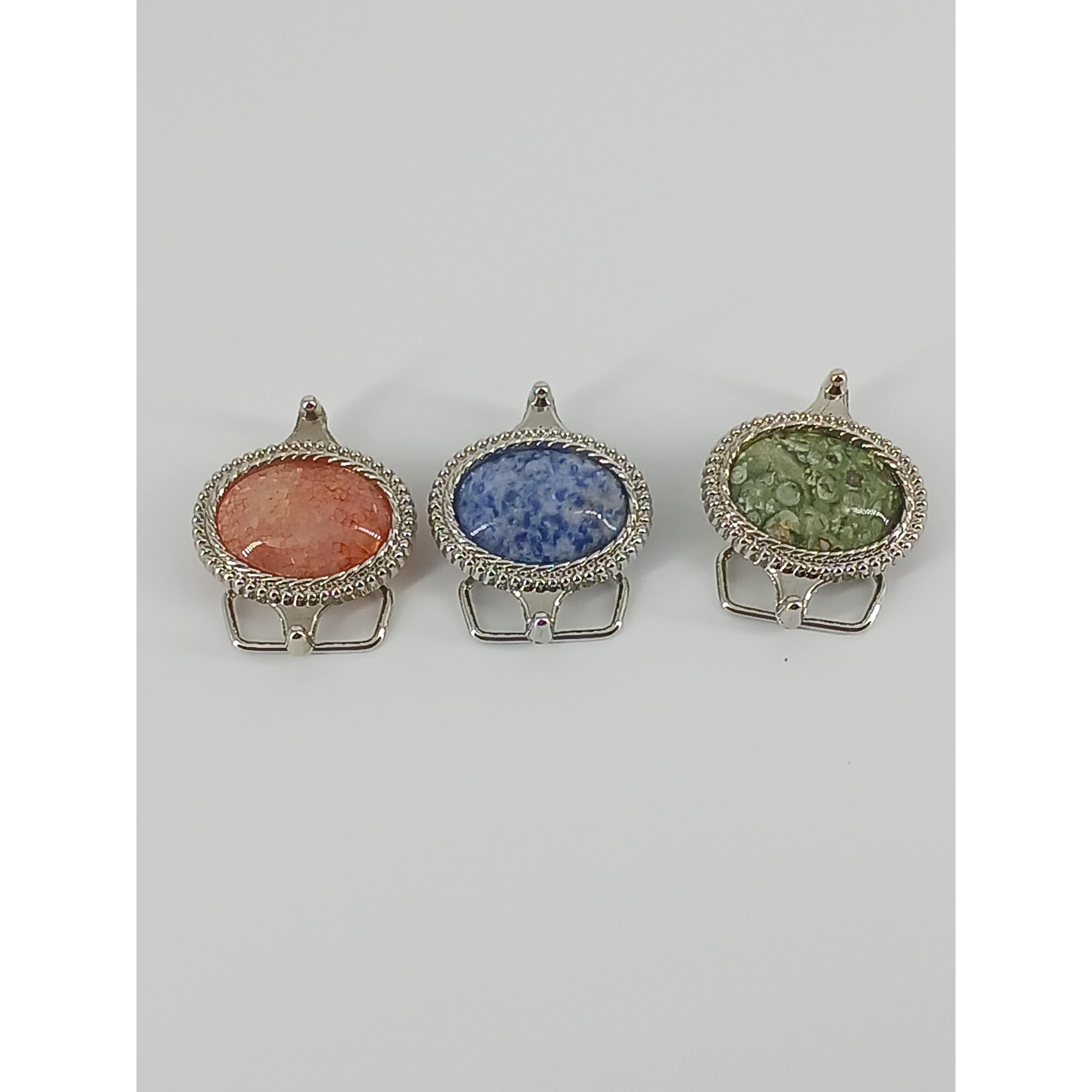 Christmas Special - 3 Gemstone Belt Buckles