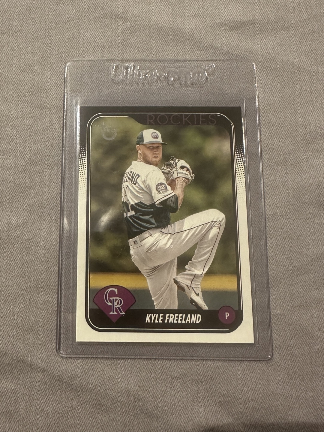 2024 Topps Series 1 - Kyle Freeland Vintage Stock 80/99 (Colorado Rockies)