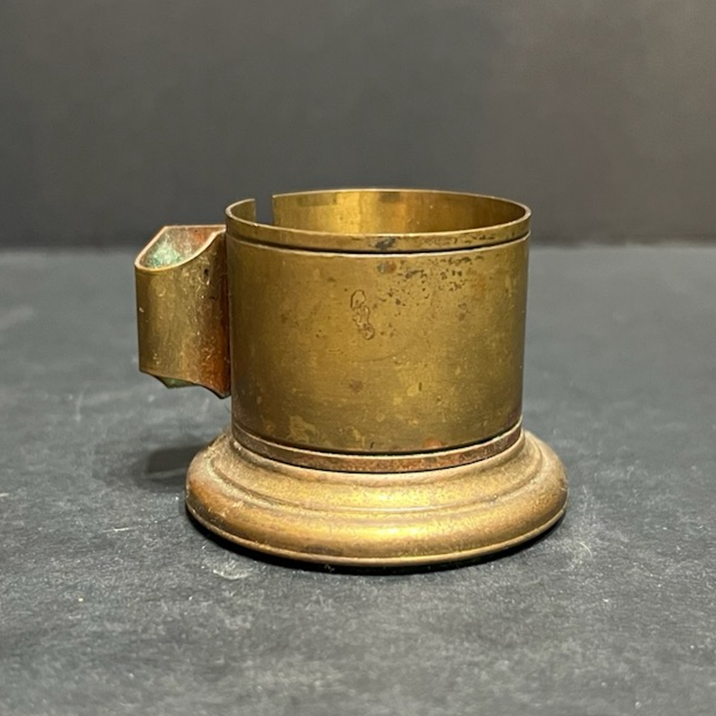 Brass Stamp Dispenser Primitive Weighted