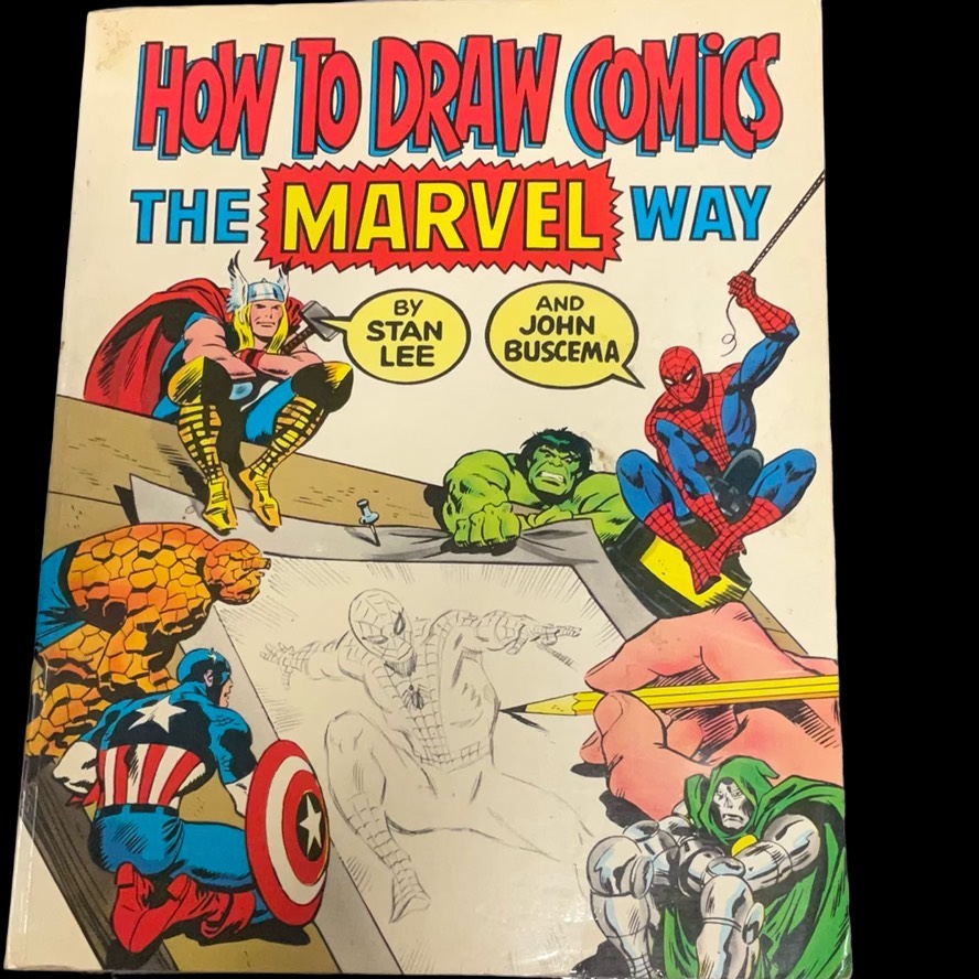 1984 How To Draw Comics The Marvel Way Book