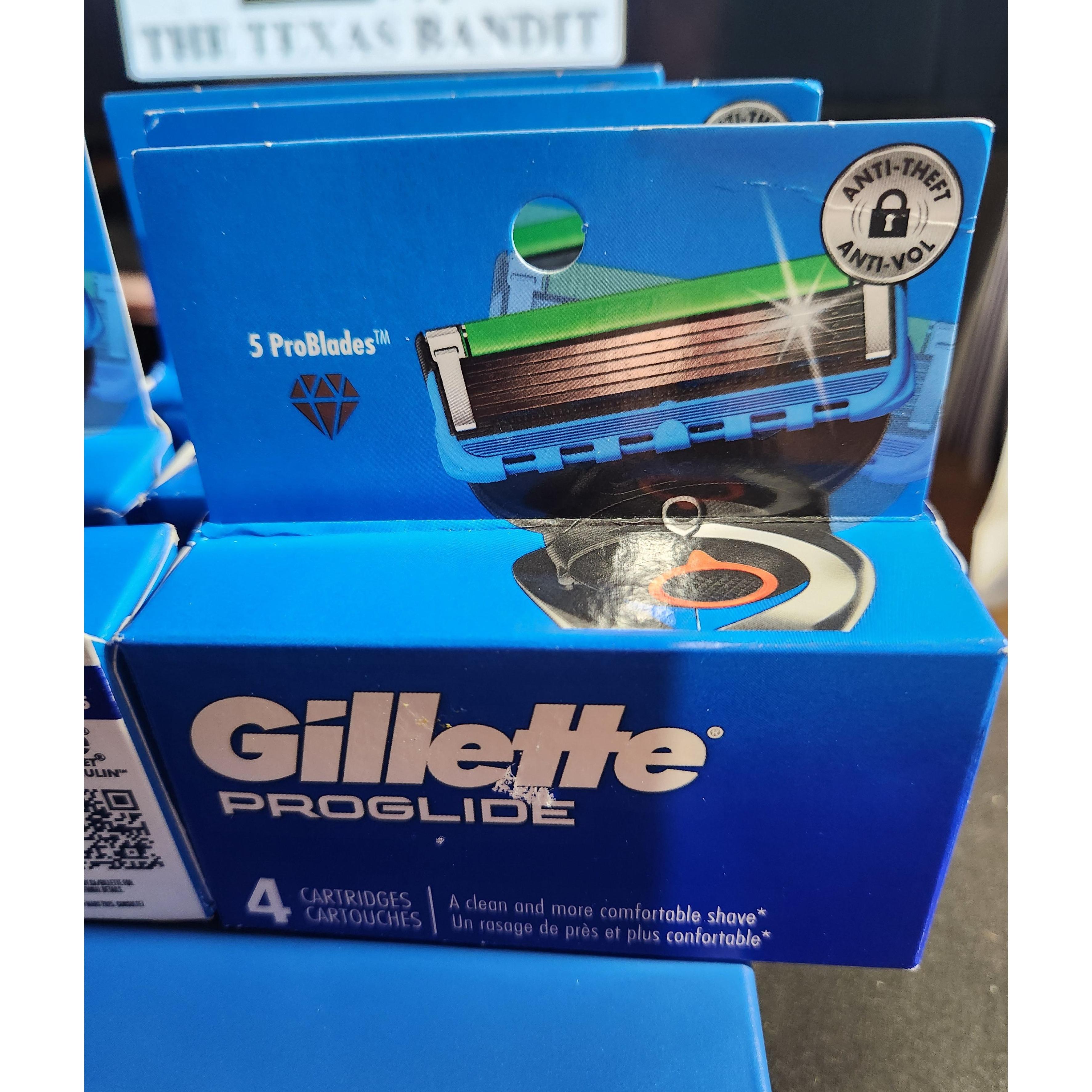 6 Pack Gillette ProGlide 4 Piece