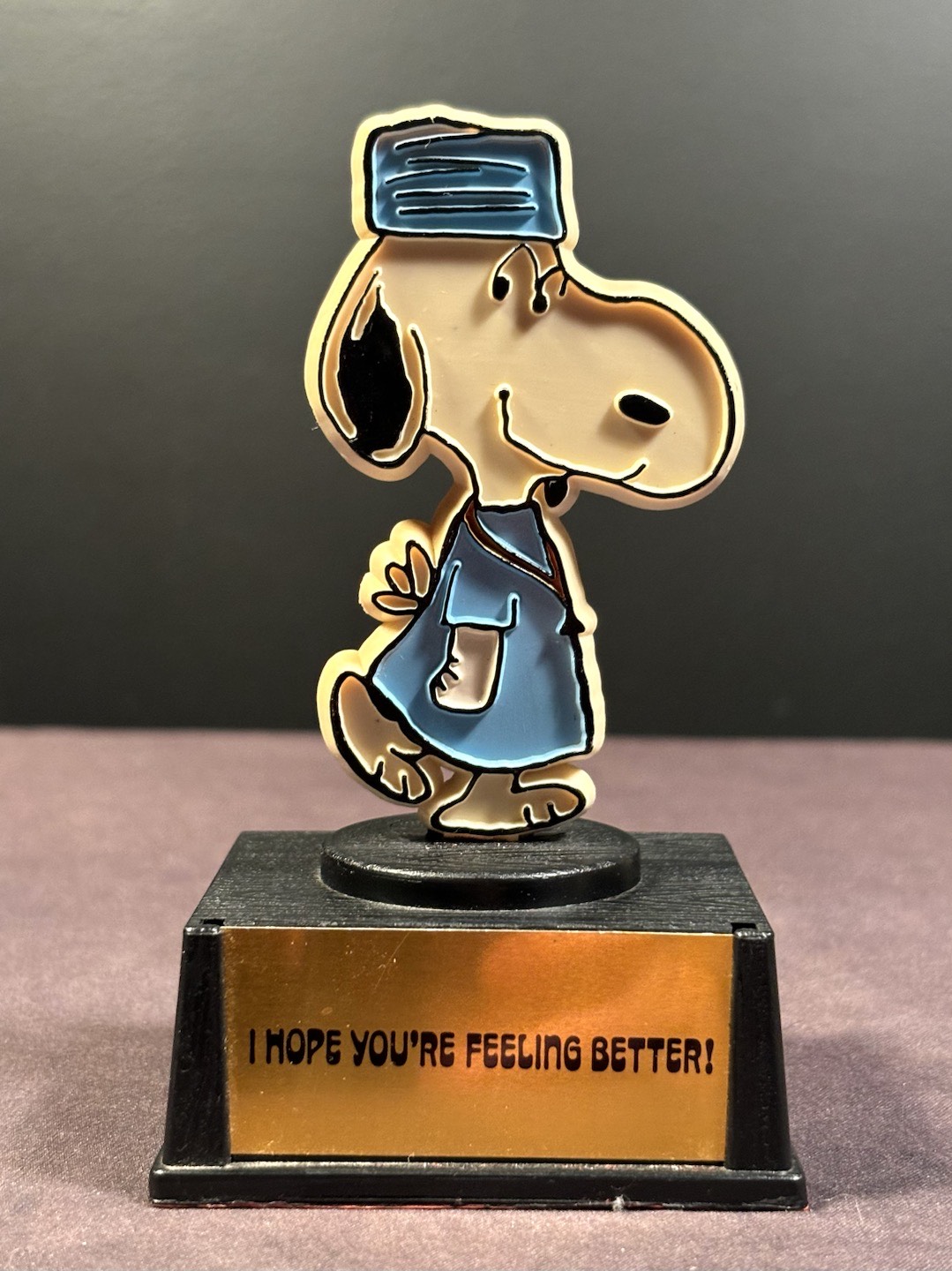 I Hope You’re Feeling Better Trophy - Snoopy