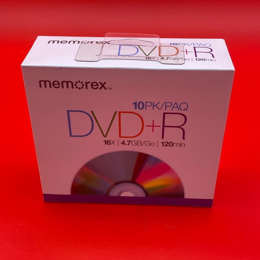 Memorex Blank DVD 10-Pack - Sealed
