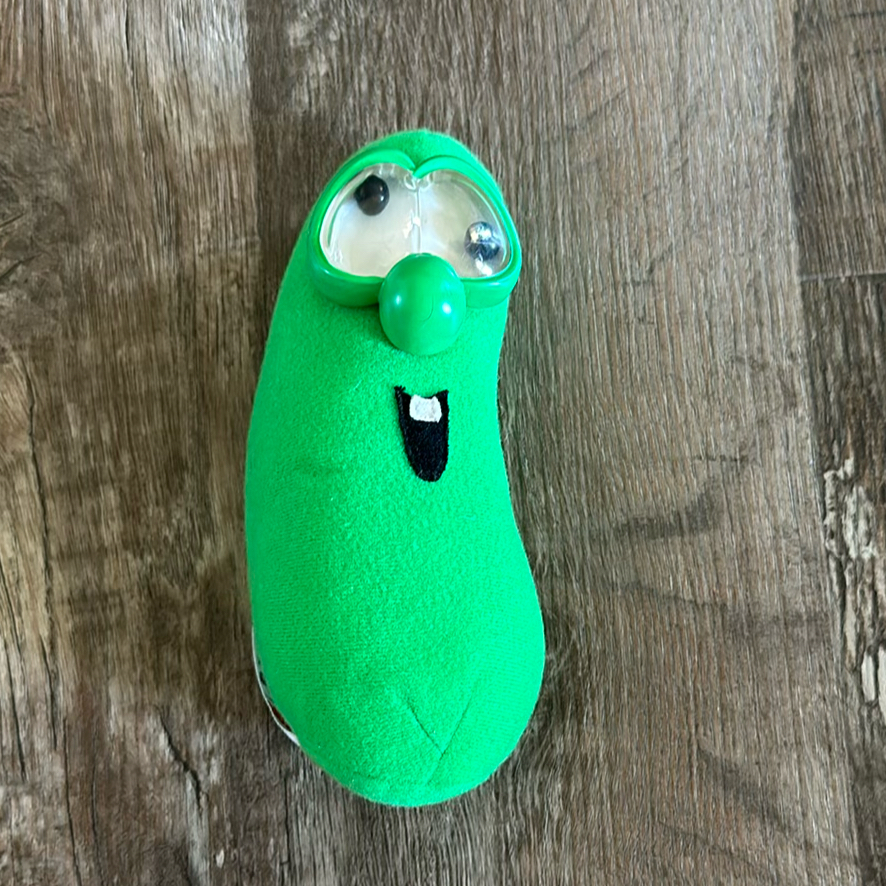 Fisher Price Veggie Tales Larry The Cucumber Baby Rattle