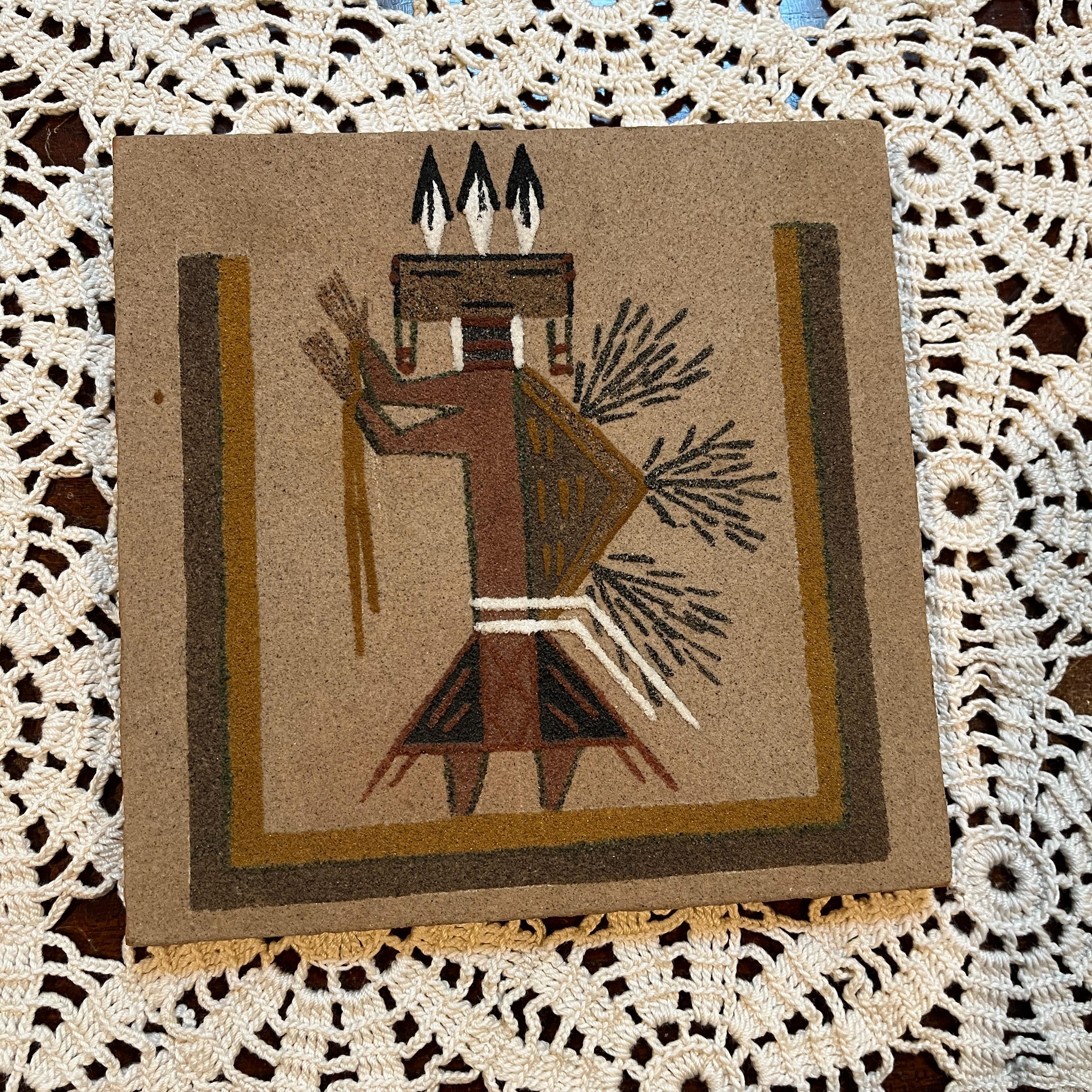 #07 Native American Sand Art Piece