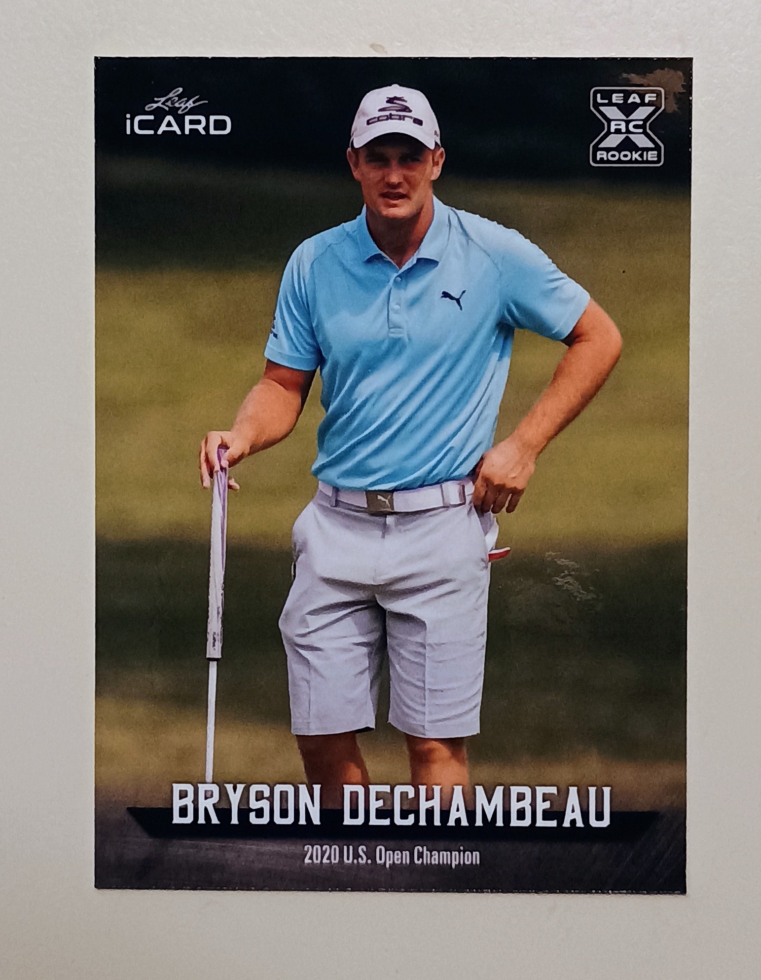 2021 Leaf Bryson DeChambeau iCard RC Rookie Golf Card 1st Card Licensed - only 664 printed!