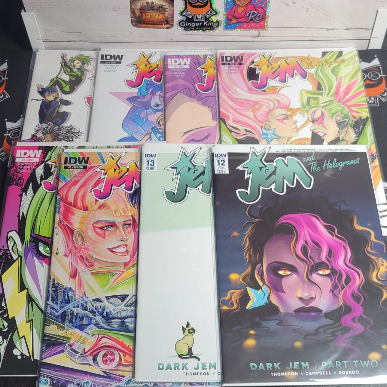 Jem and The Holograms Comic Lot of 8