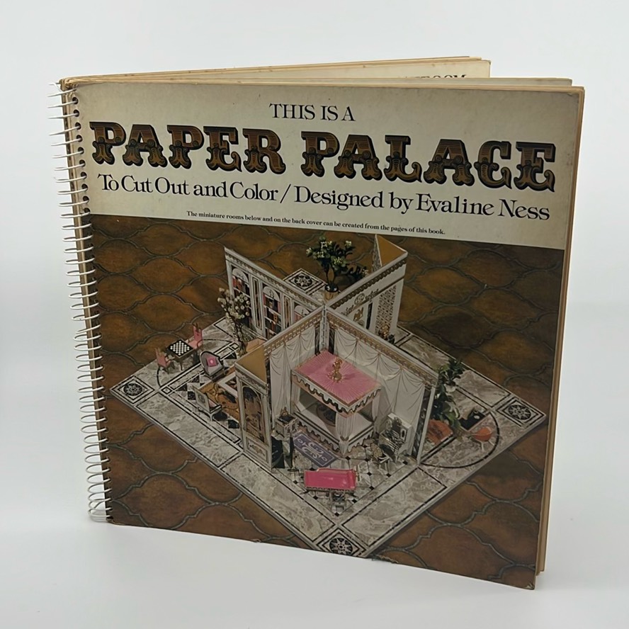 “This Is A Paper Palace To Cut Out And Color”By Evaline Ness 1976