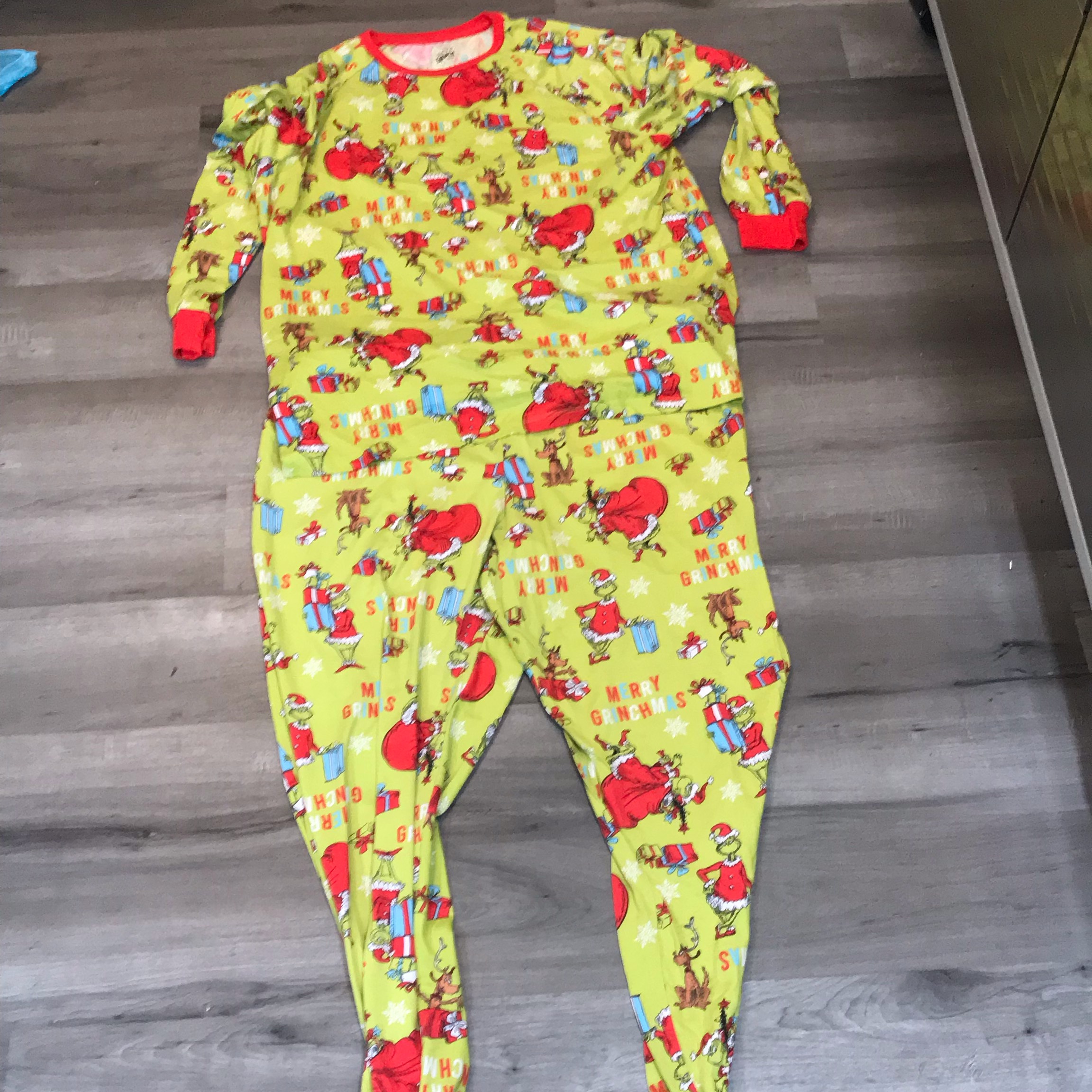 Grinch Pj Set Xl