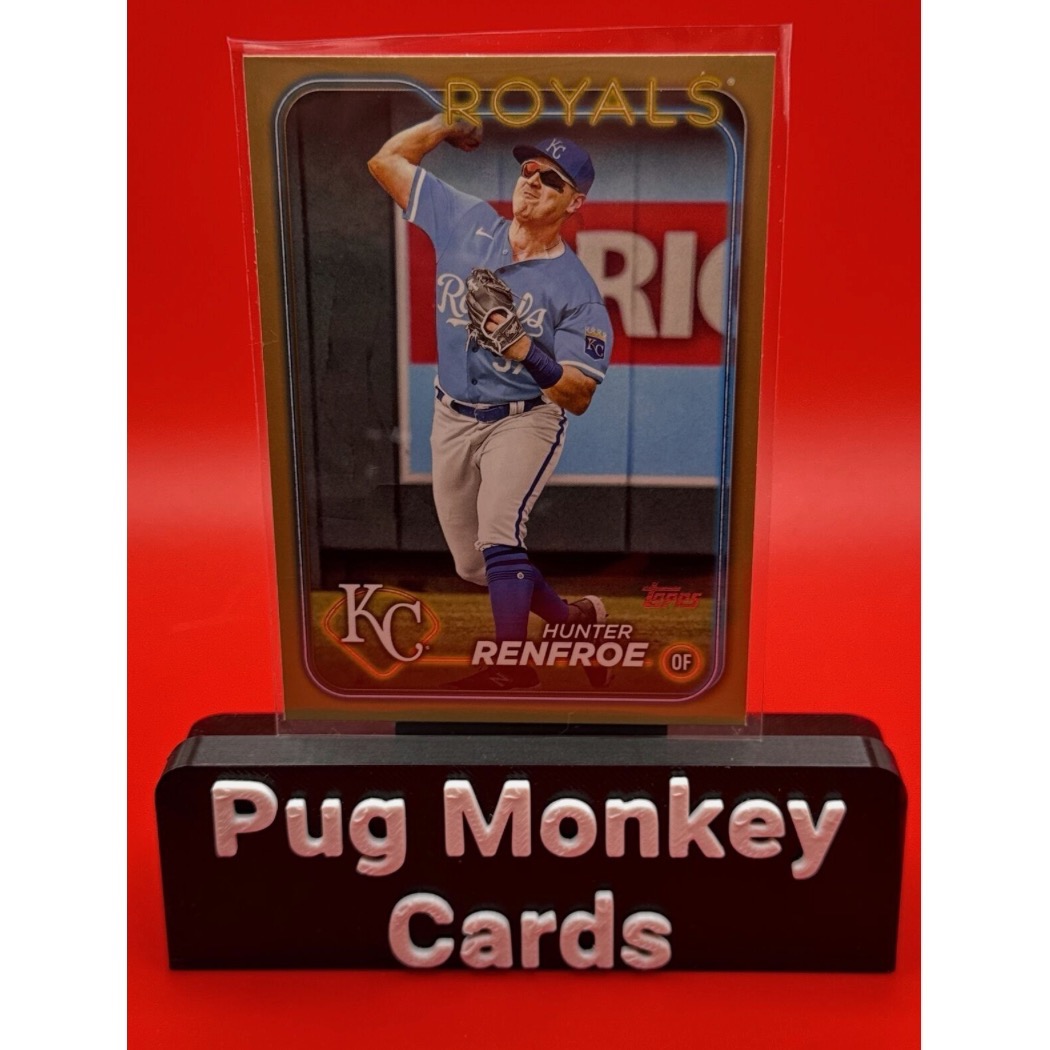 2024 Topps Series 2 Hunter Renfroe Gold #'d 1328 /2024 #468 Kansas City ...
