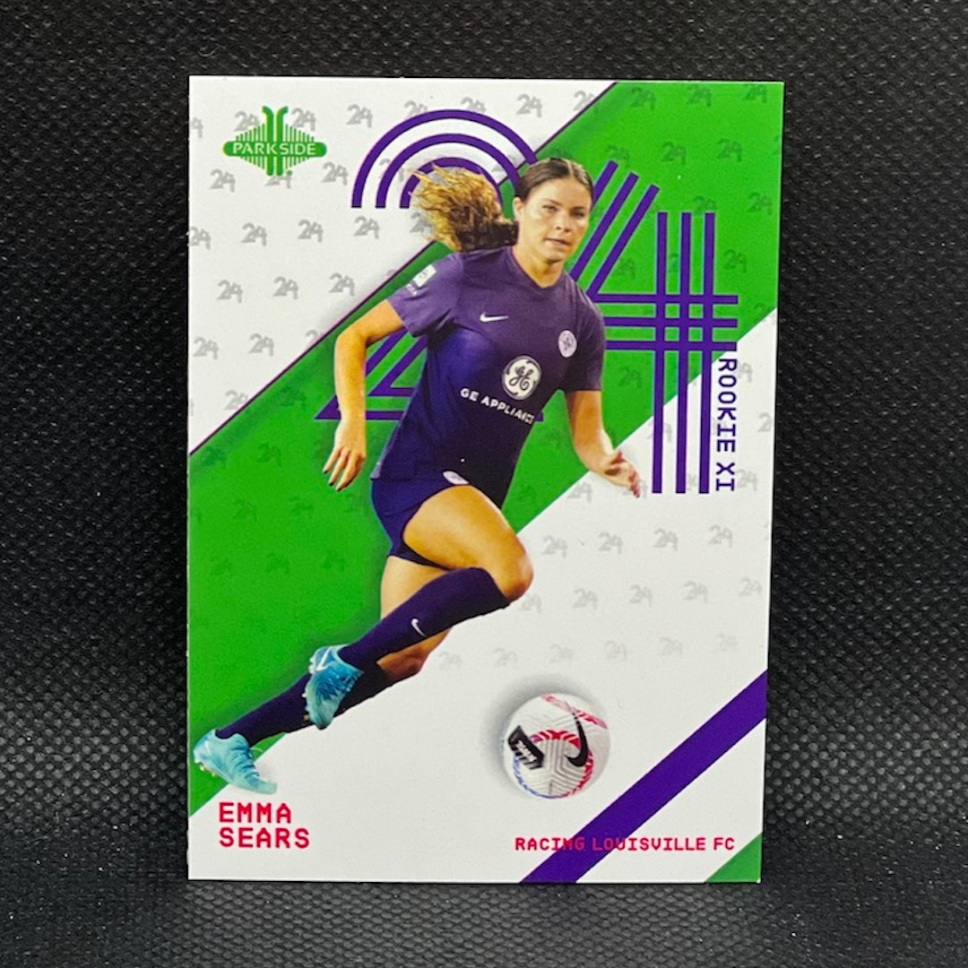 Emma Sears 2024 Parkside NWSL Vol 2 Rookie XI Racing Louisville Soccer Card