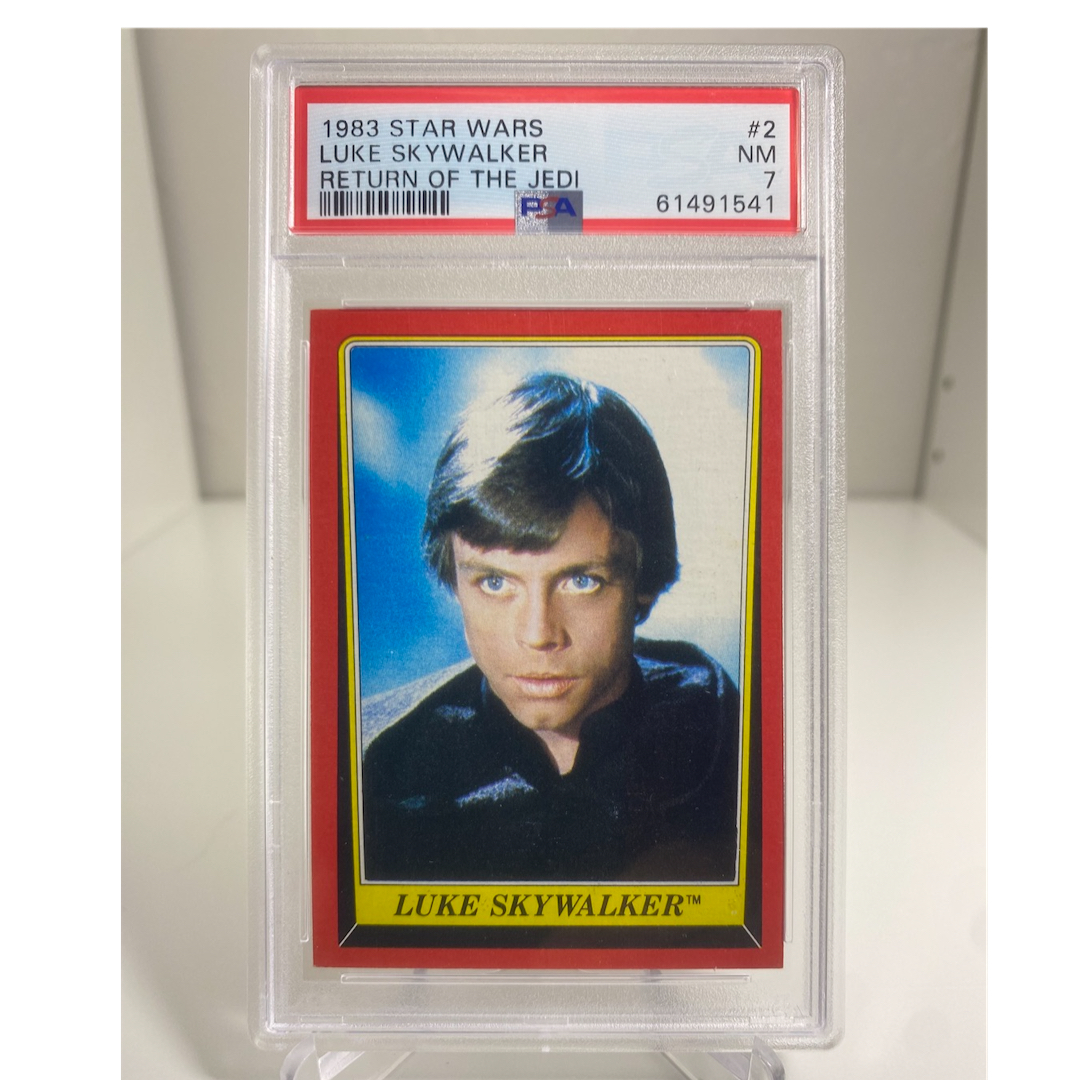 1983 Topps Star Wars Luke Skywalker ROTJ PSA 7