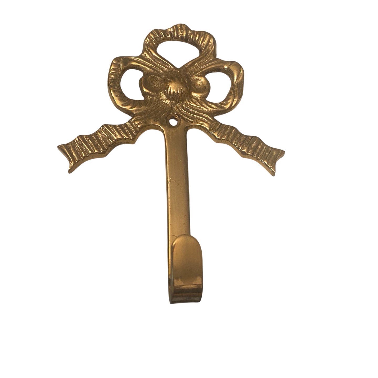 Solid Brass Bow Wall Hook