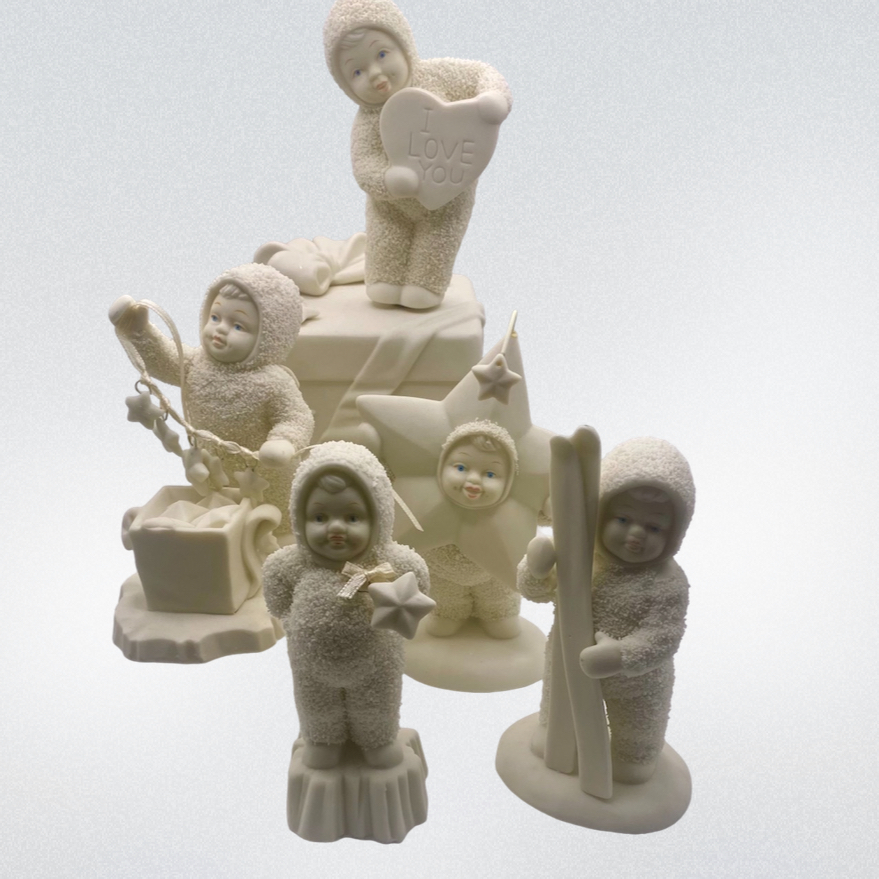 All Four Dept 56 Snowbabies Bundle
