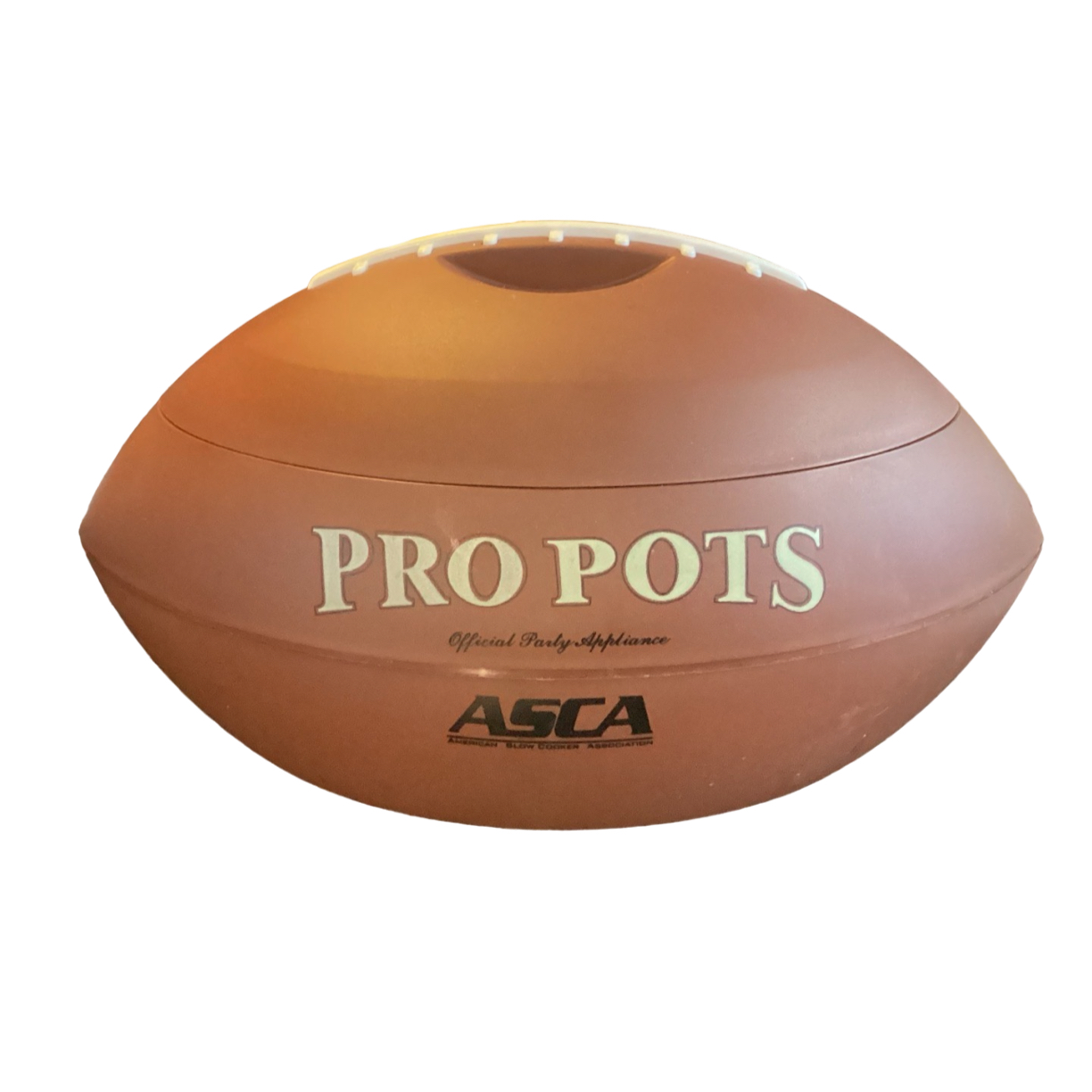Pro Pots Football Slow Cooker Dip Warmer 1.5 Quarts