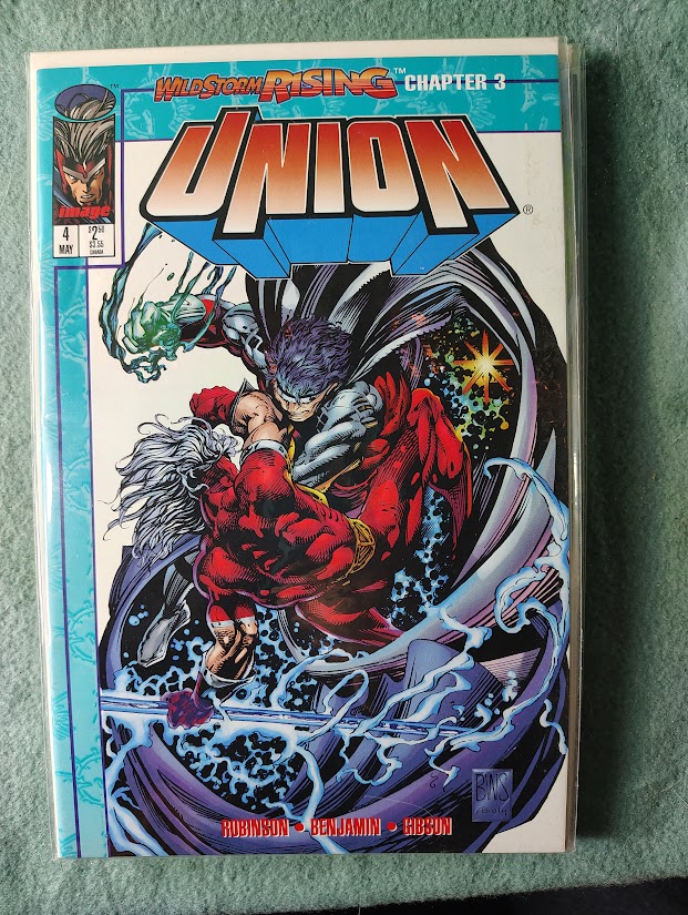 1995 WildStorm Rising Chapter 3 Union #4 Battle Cover Image Comics ...