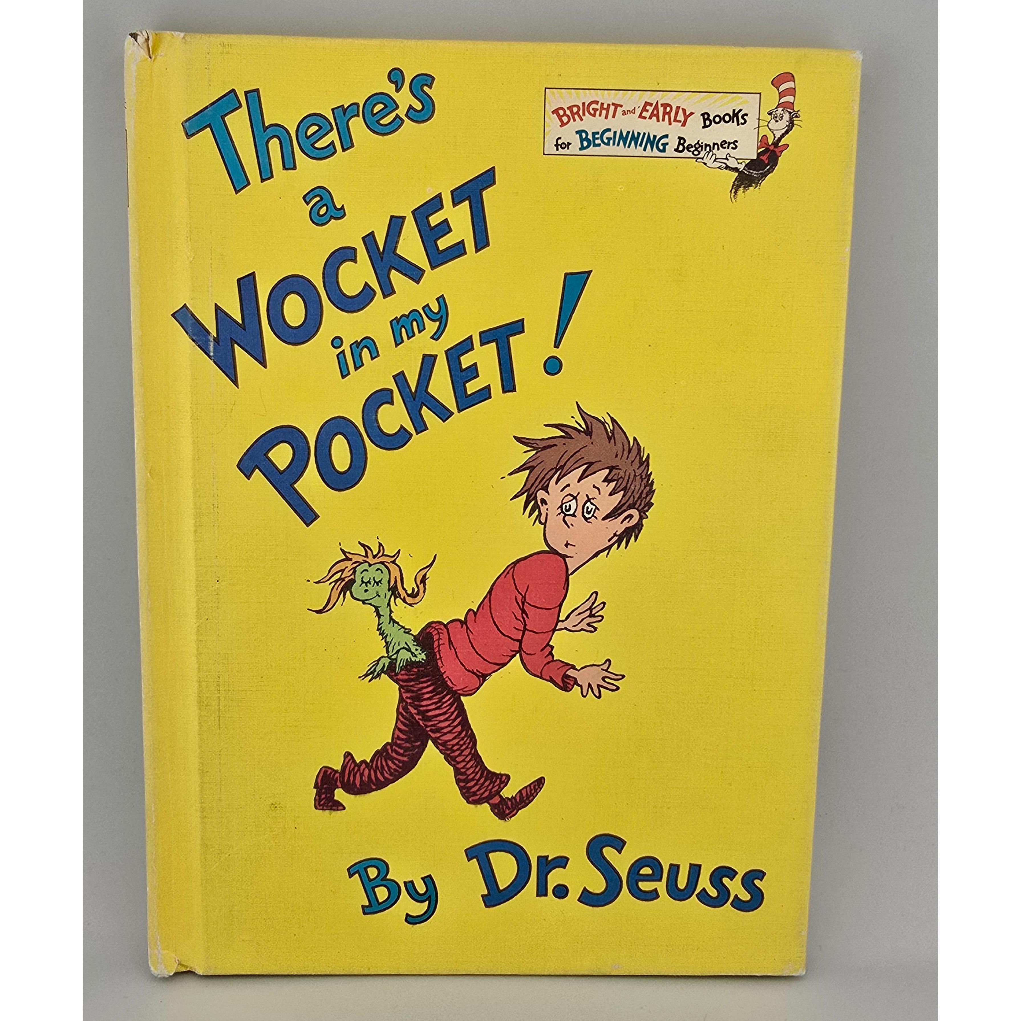 Vintage Dr. Seuss 'There's a Wocket in My Pocket!' Book