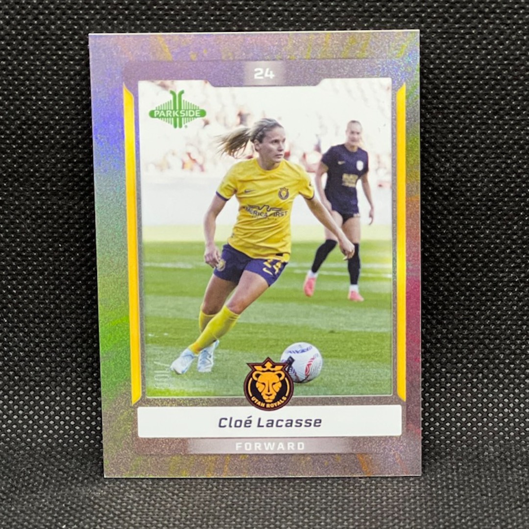 Cloe Lacasse 2025 Parkside NWSL Vol 1 Shimmer /100 Soccer Card