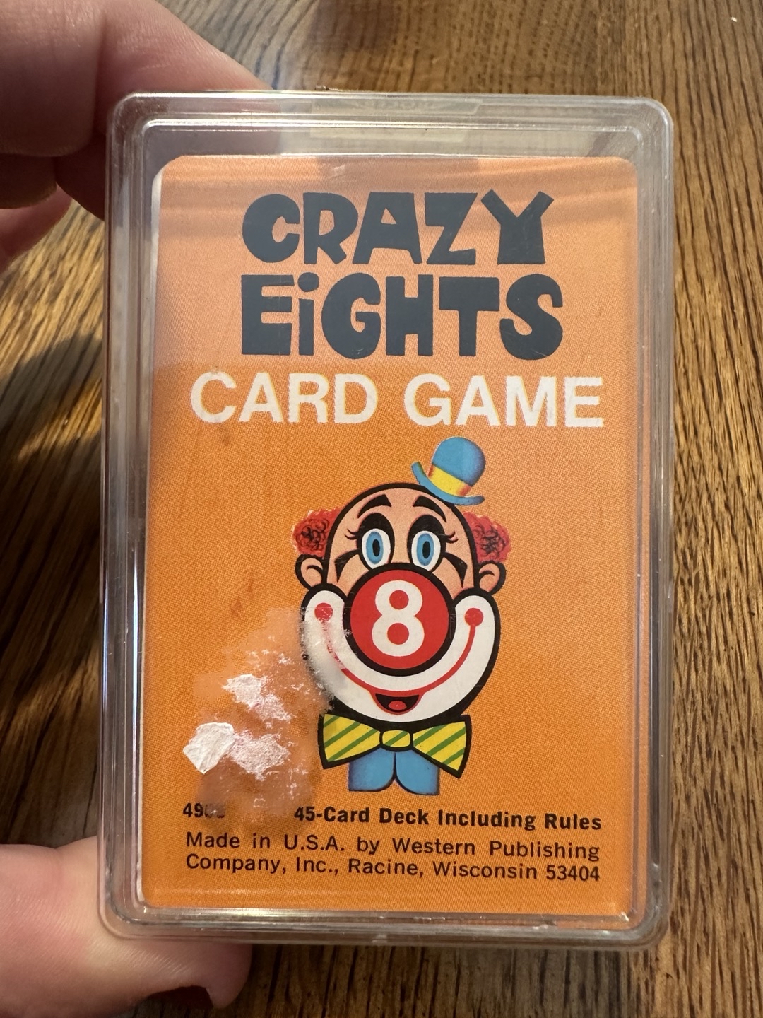 Vintage Whitman Crazy Eights Card Game Complete