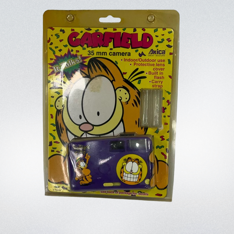 Garfield 35 MM Camera Akica Brand NOS Batteries Not Included