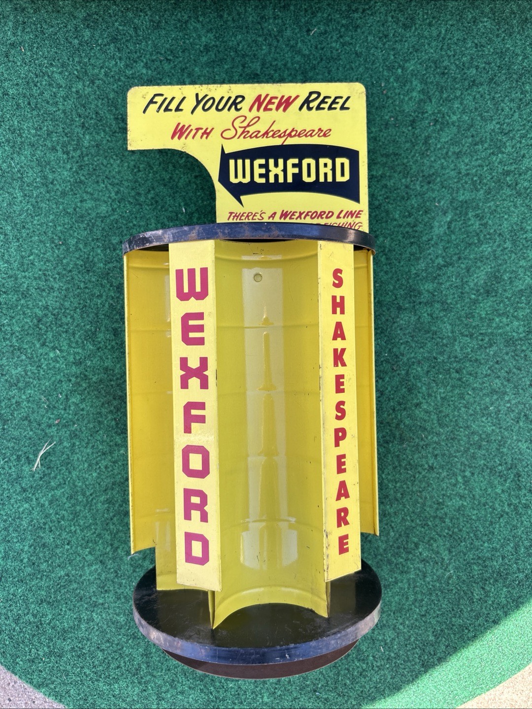 RARE🔥 Antique Vintage Shakespeare Wexford Fishing Line Sale Display ...