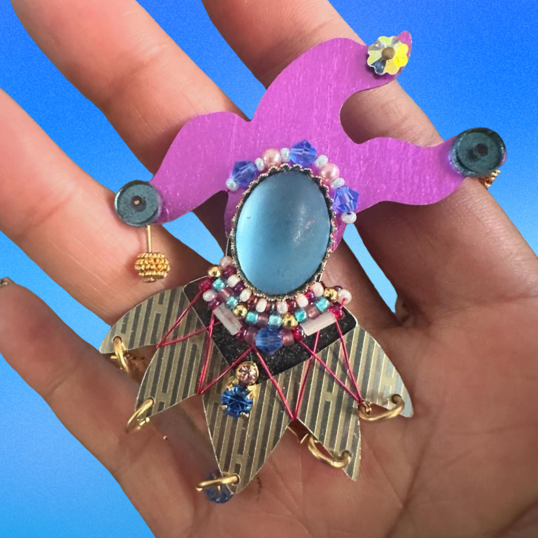 Liztech Joker/Jester Brooch