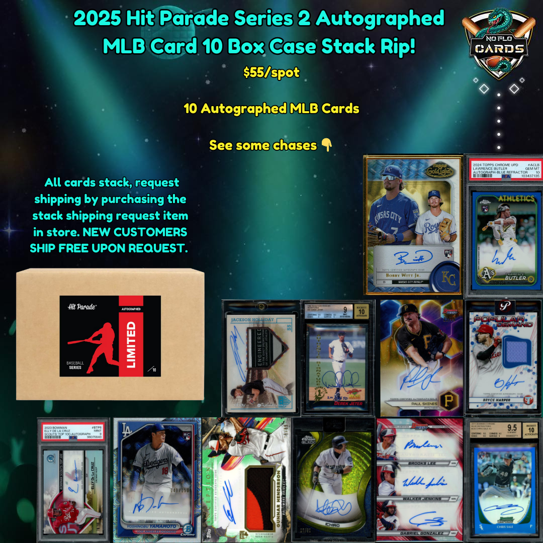 2025 Hit Parade Series 2 Autographed MLB Card 10 Box Case Stack Rip ...
