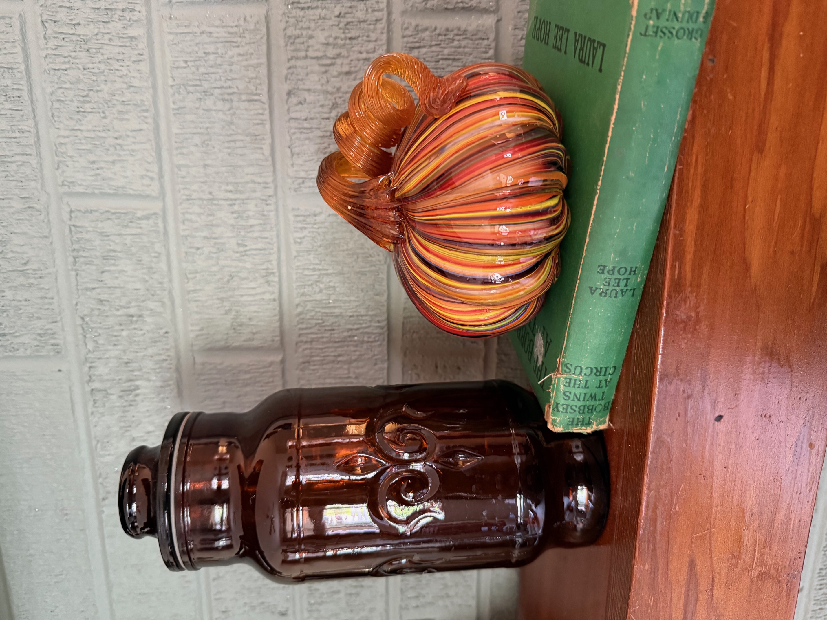 Vintage 1970s Borden Cremora Amber Glass Jar with Lid – 10 Inch ...